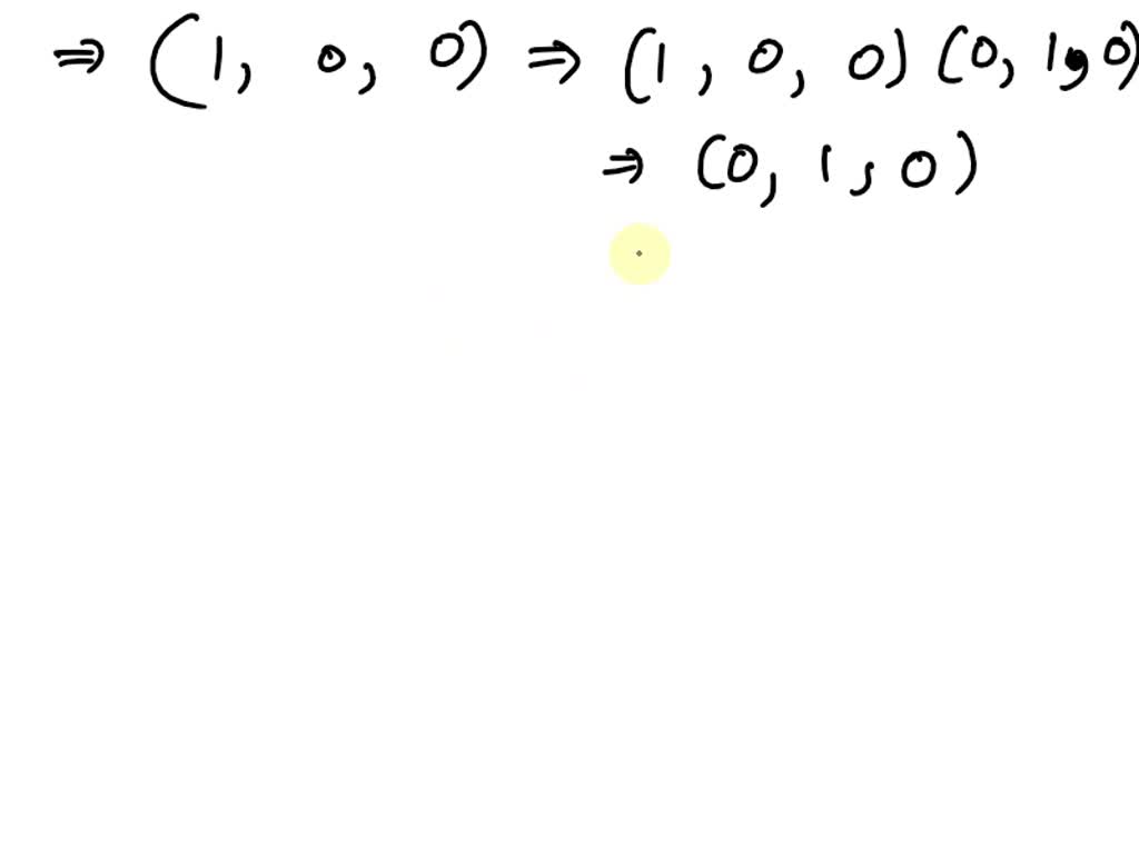 Solved Problem 2 Find The 3x3 Matrix That Represents The Linear