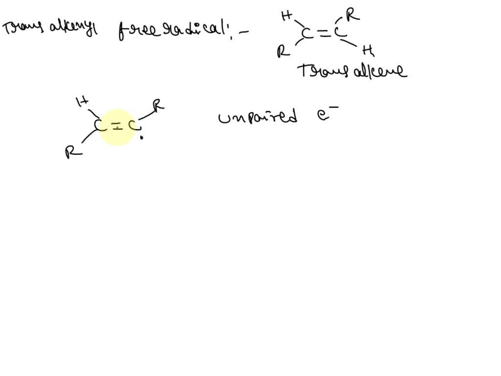 SOLVED: In a dissolving metal reduction of an alkyne, postulated ...