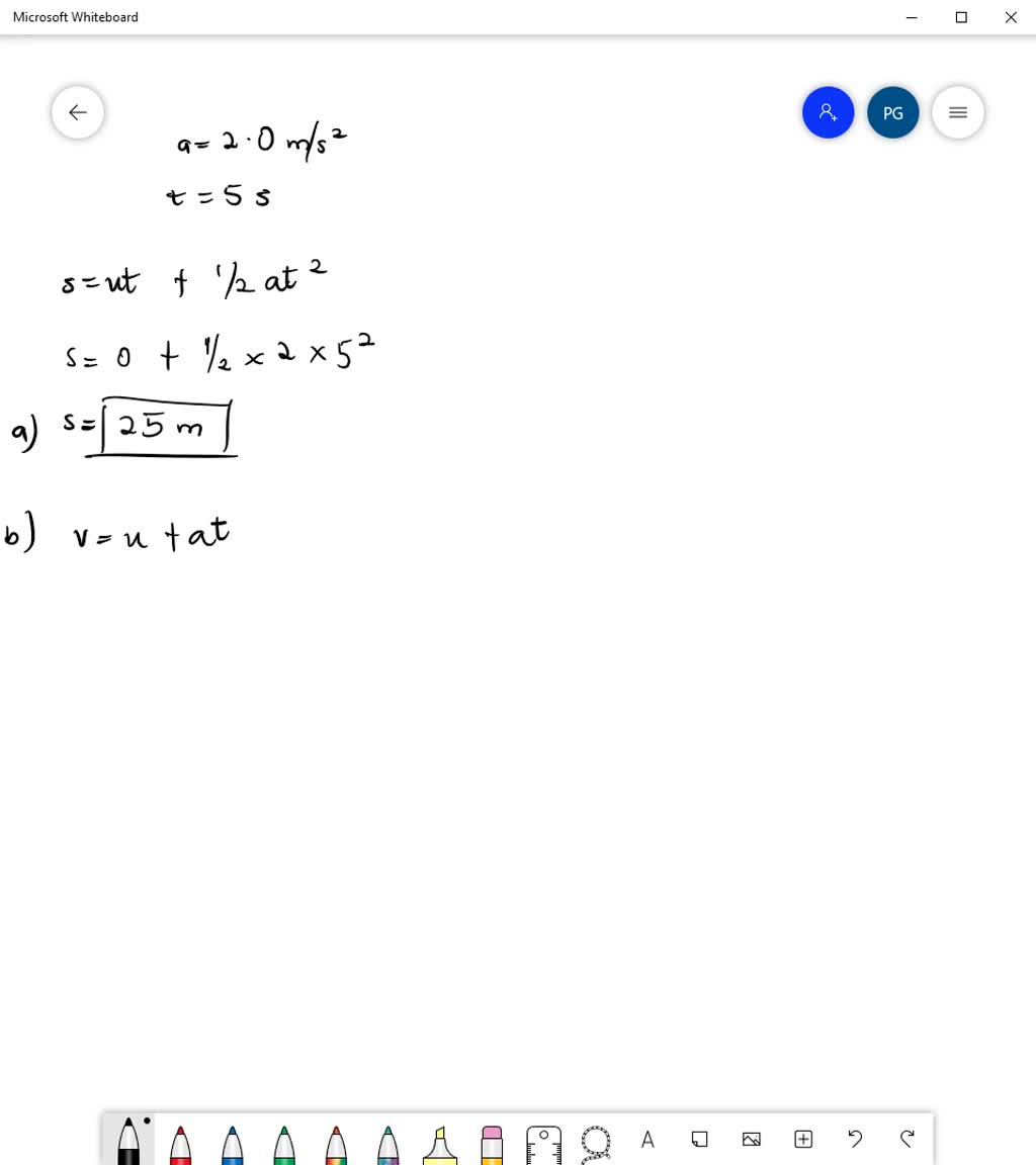 Solved An Object Starts From Rest And Uniformly Accelerates At A Rate