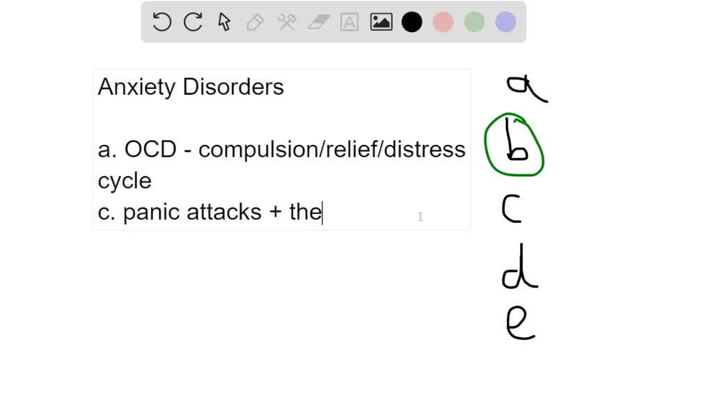 SOLVED: A marked, persistent, and excessive fear and avoidance of specific objects, activities ...