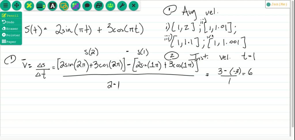 SOLVED: The displacement (in centimeters) of a particle moving back and ...