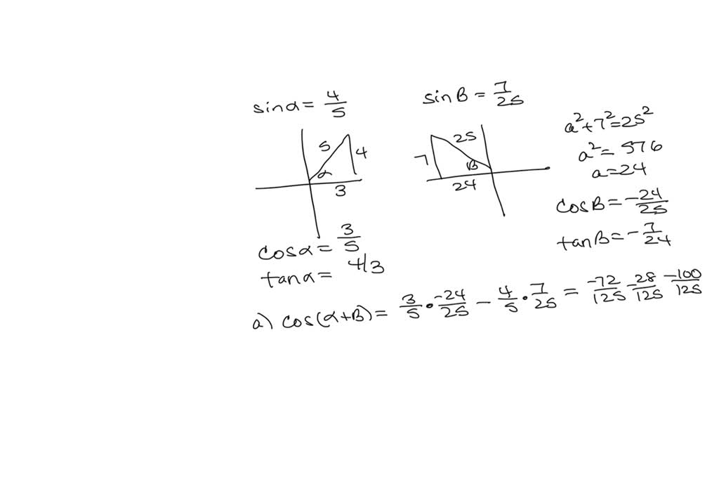 SOLVED: 5 Find two expressions for all the angles that have the same ...