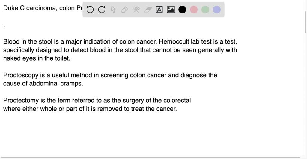 SOLVED: A client with stage ii ovarian cancer undergoes a total ...