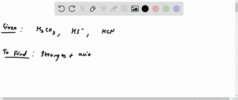 Compare the following acid 1 carbonic acid h2co3 acid 2...