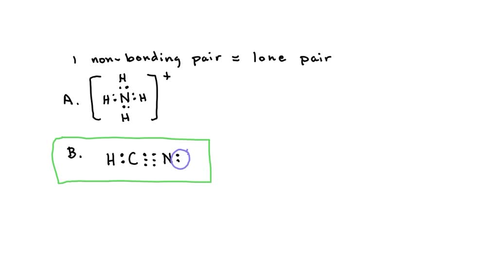 SOLVED: ) Which of the following molecules contains only one non ...