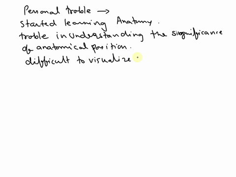 Please provide an example of a personal trouble that you...
