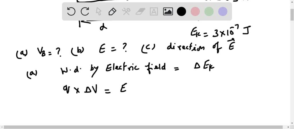 SOLVED: (20pts) Electric FieldPotentialForce and Energr point charge; Q= ZuC is placed at point ...
