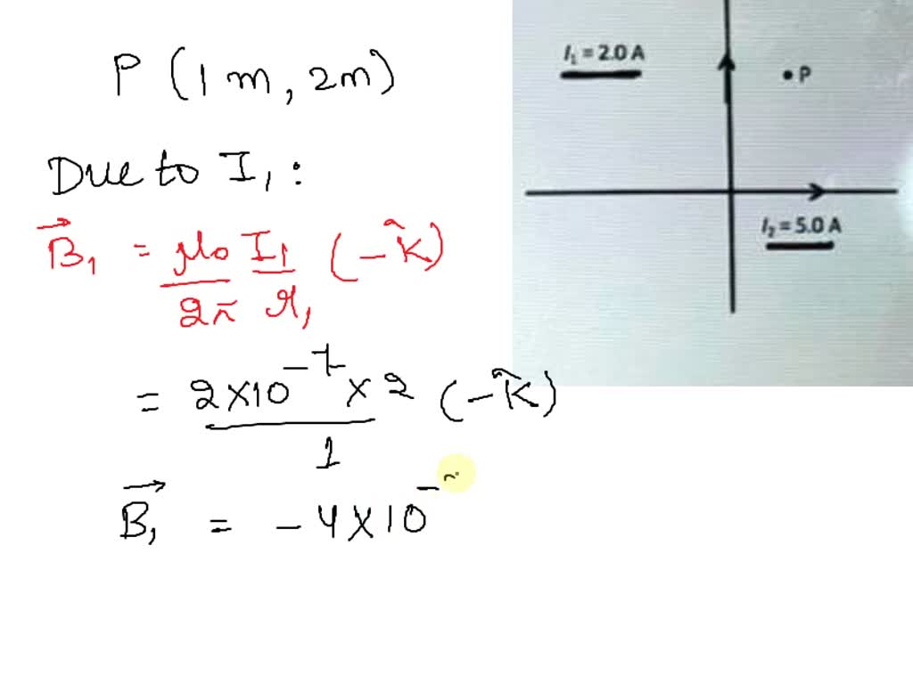 SOLVED: ueSnon 4 Two infinitely long wires form the X and y axis of a 20 62204 coordinate system ...