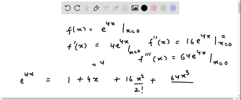 SOLVED: Find the degree 3 Taylor polynomial approximation to the ...