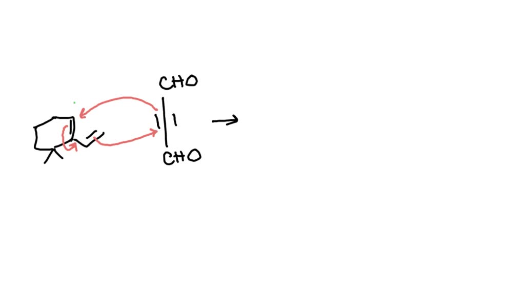 SOLVED: Draw a structural formula for the product of this Diels-Alder ...