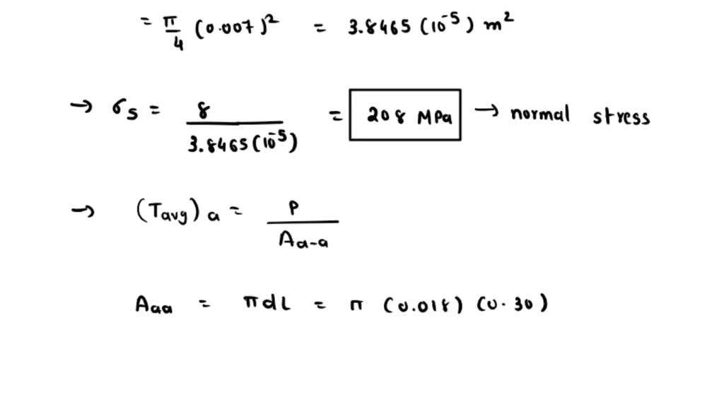 SOLVED: The long bolt passes through the 30-mm-thick plate. If the ...