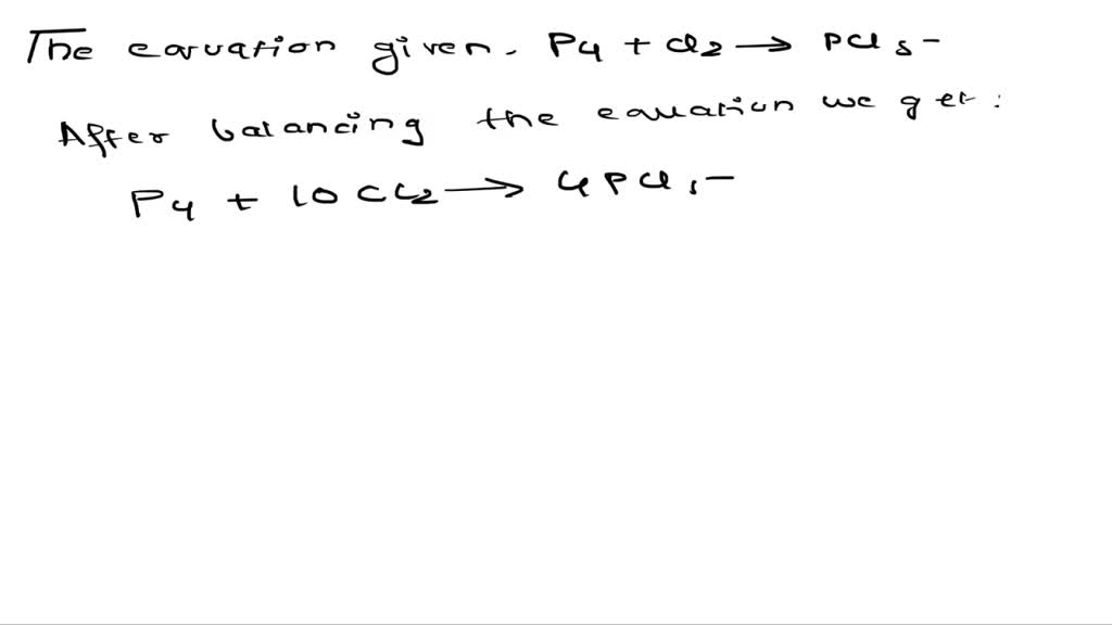 SOLVED: 15. Balance the following equation with the smallest whole ...