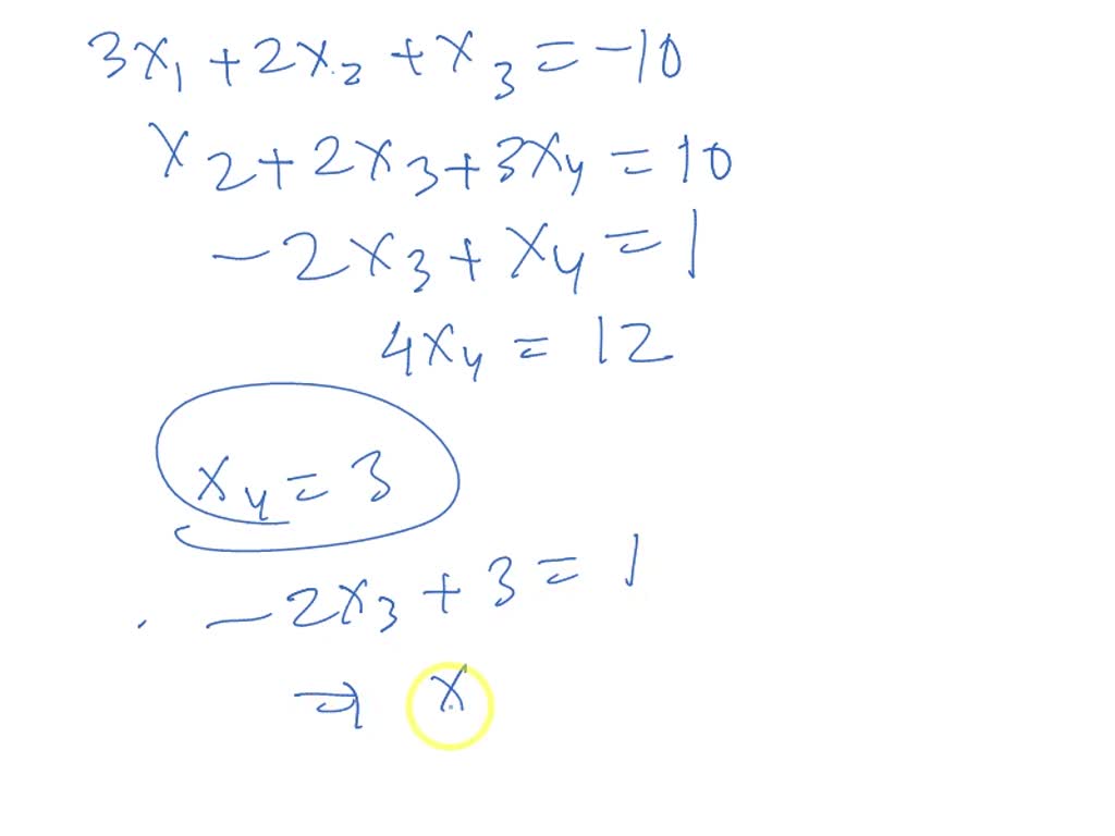 Solved Develop Both The Row Oriented And Column Oriented Versions Of Back Substitution 2 Use
