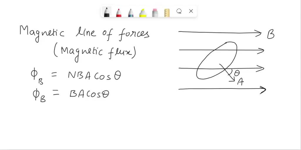 SOLVED: A flat coil is in a uniform magnetic field. The magnetic flux ...