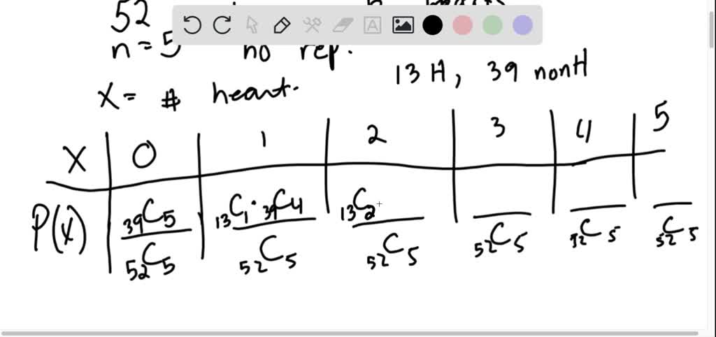 SOLVED: You draw five cards one at a time from a standard deck. You do ...
