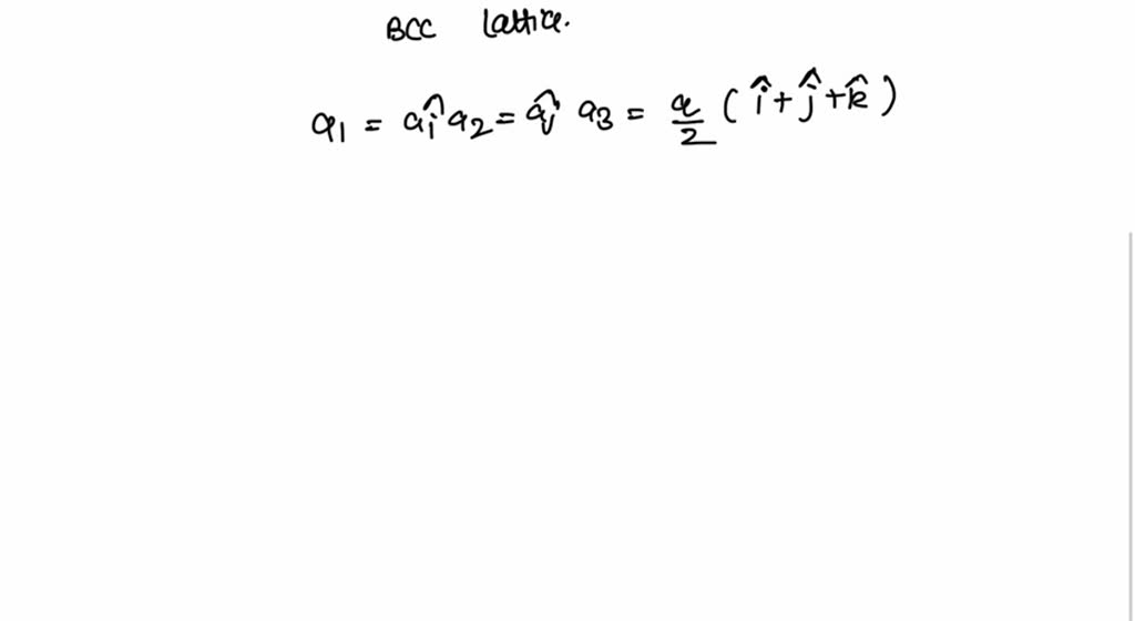 Solved In Cartesian Coordinate System Find The Following Parameters For Nacl Cscl Diamond