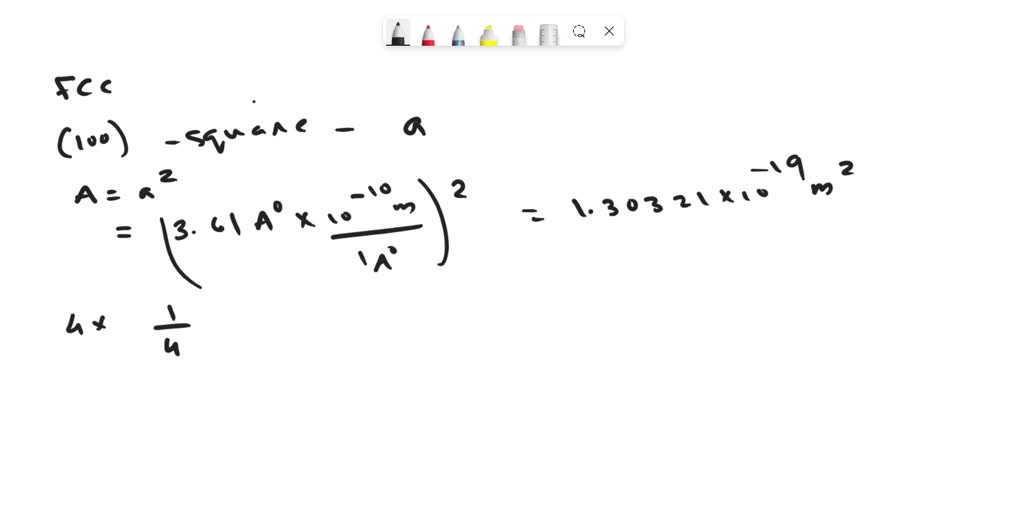 Calculate The Linear Atomic Density In The [111] Direction In The