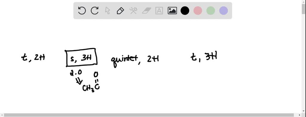 SOLVED: 7. Which of the following compounds fits the proton NMR shown ...