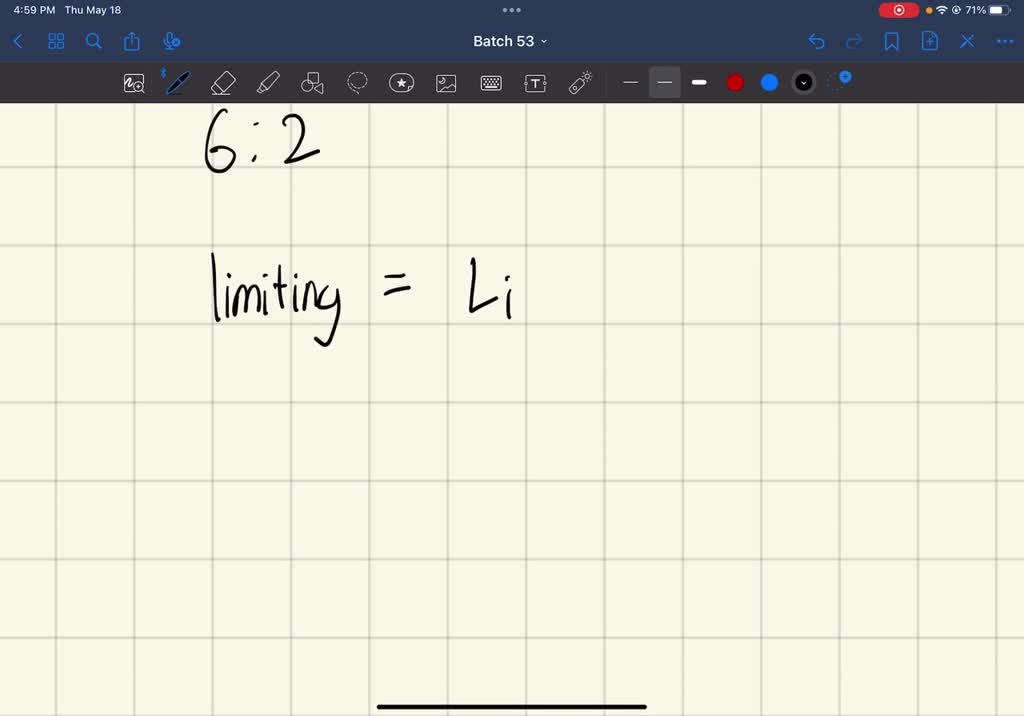 A component of advanced batteries is lithium nitride, Li3N. The ...