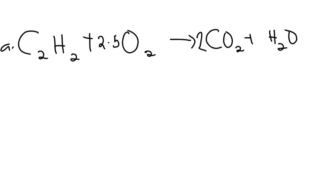 SOLVED: Consider the (unbalanced) reaction for the combustion of ...