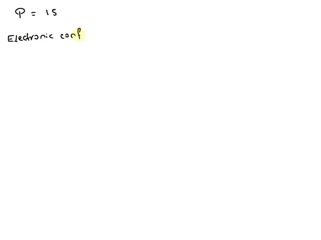 Solved Use The Rules For Determining Electron Configurations To Write