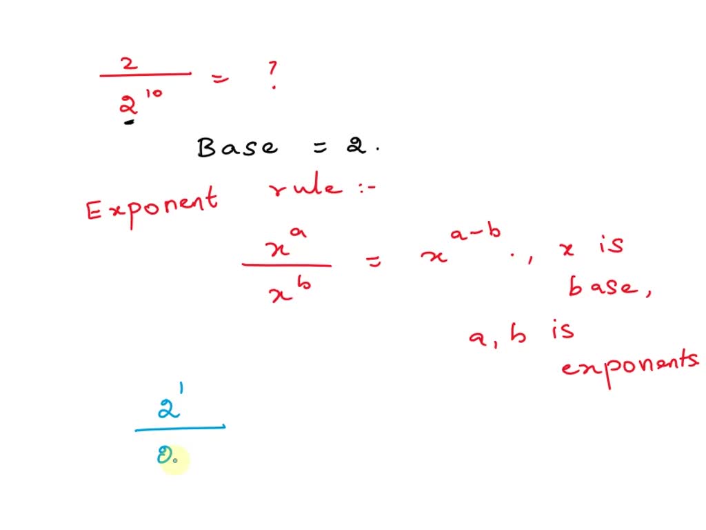SOLVED: Can you please write the answer using a single-number exponent and the same base as ...