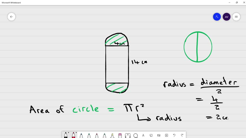 SOLVED: A bookmark is shaped like a rectangle with a semicircle ...