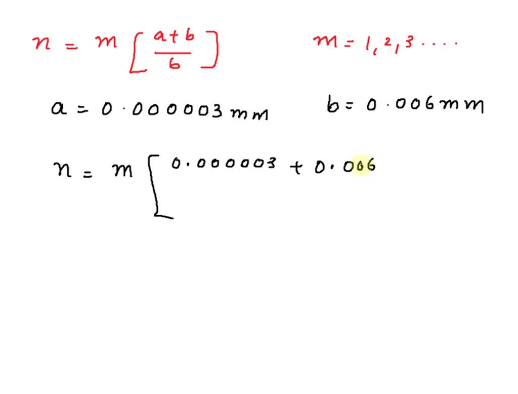 Solved B Calculate The Missing Orders In A Double Slit Fraunhofer Diffraction Pattern When