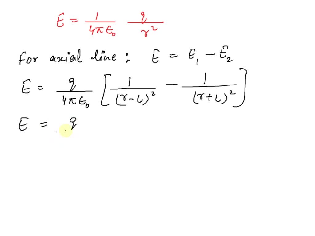 SOLVED: this is a question of physics class 12th 1) derive an ...