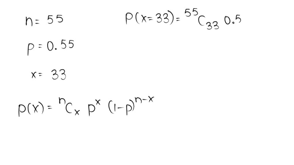 SOLVED: Assume that a procedure yields a binomial distribution with a ...