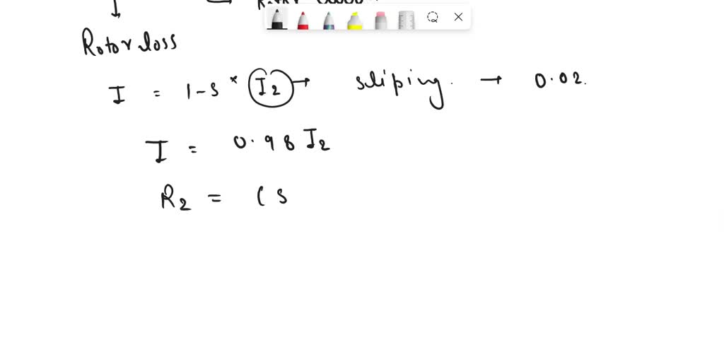 SOLVED: an induction motor has a stator resistance of 3 ohm the equivalent inductive reactance ...