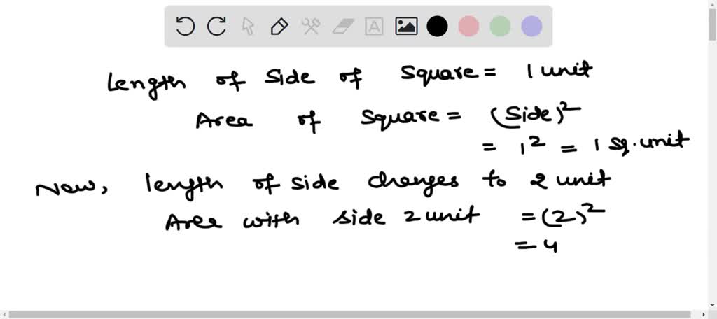 SOLVED: Consider a square whose side is 1 unit. If the measure of its ...