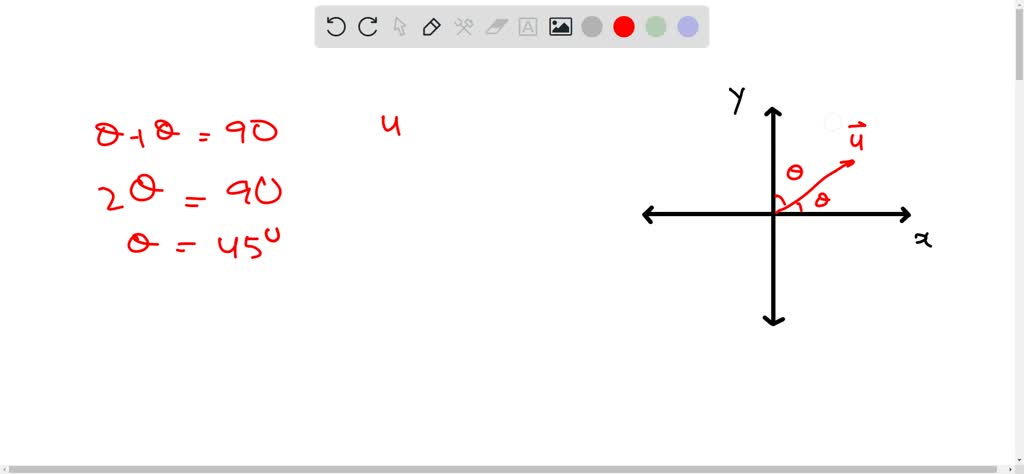 SOLVED: Calculate the components of a unit vector that lies in the xy ...