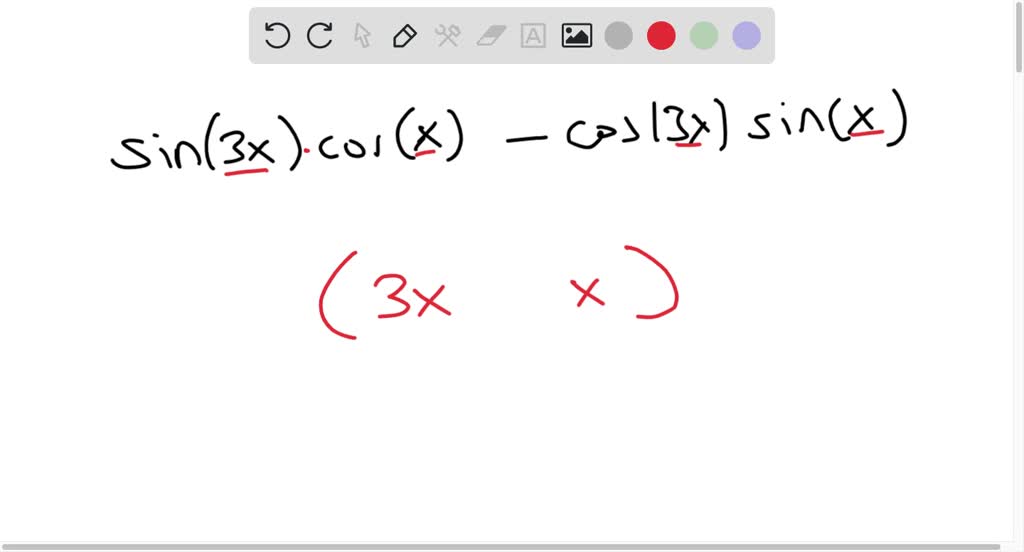 SOLVED: Write the expression as the sine or cosine of an angle. sin 3x ...