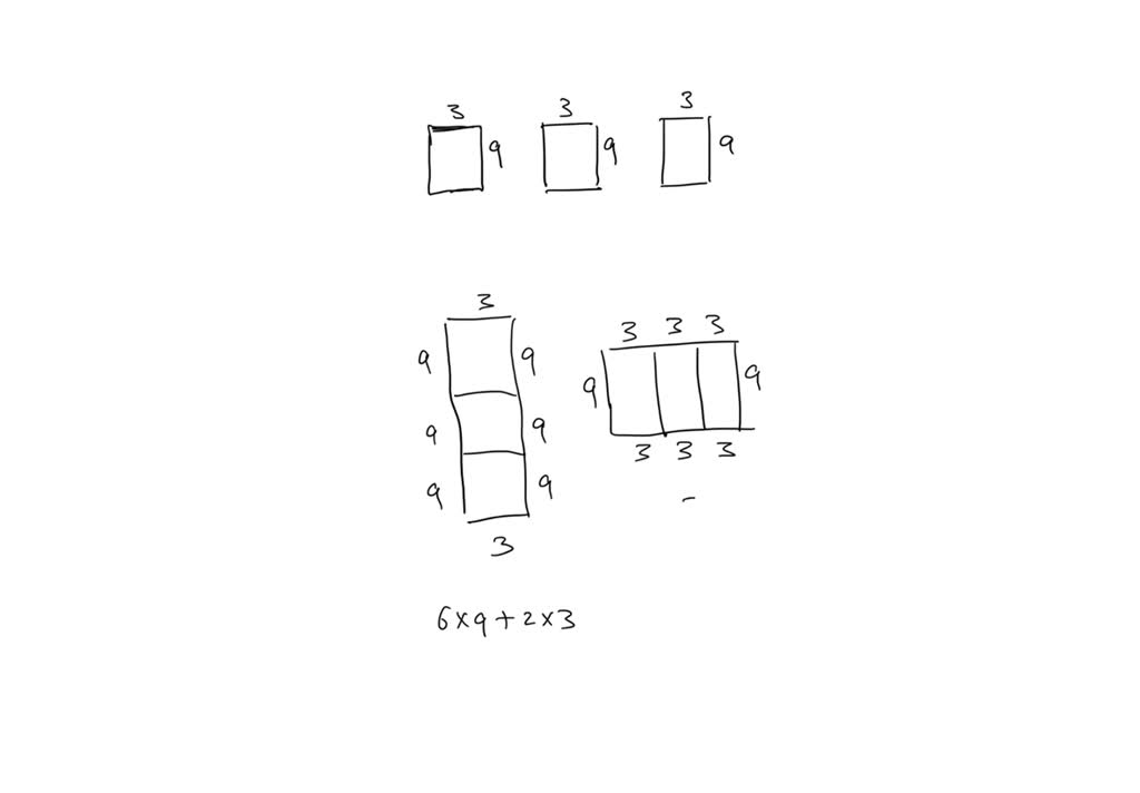 Juanita has 3 rectangular cards that are 3 inches by 9 inches. How can ...