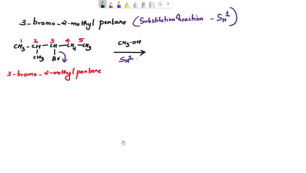 SOLVED: Alkyl Halides: Substution reaction with (2s,3s)-2-chloro-3 ...