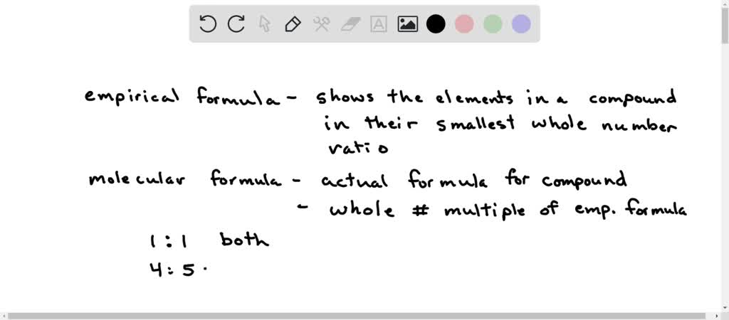 SOLVED: Some of the formulas below could be either molecular or ...