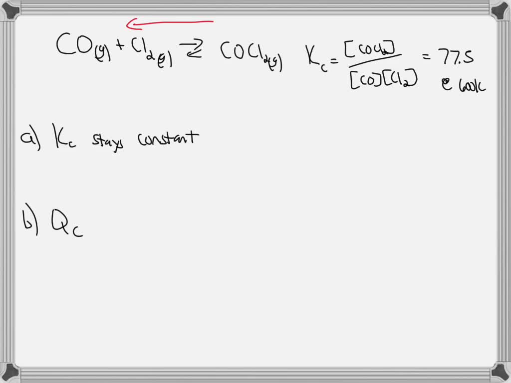 SOLVED: Consider the following reaction: Fe3+(aq)+SCN?(aq) ? FeSCN2+(aq ...