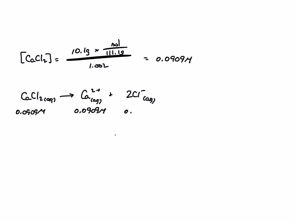SOLVED: Calculate the molar solubility of AgCl in a 1.00-L solution containing 10.1 g of ...