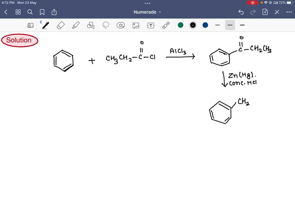 SOLVED: Which substituted benzene will NOT react with KMnO4? a)t ...