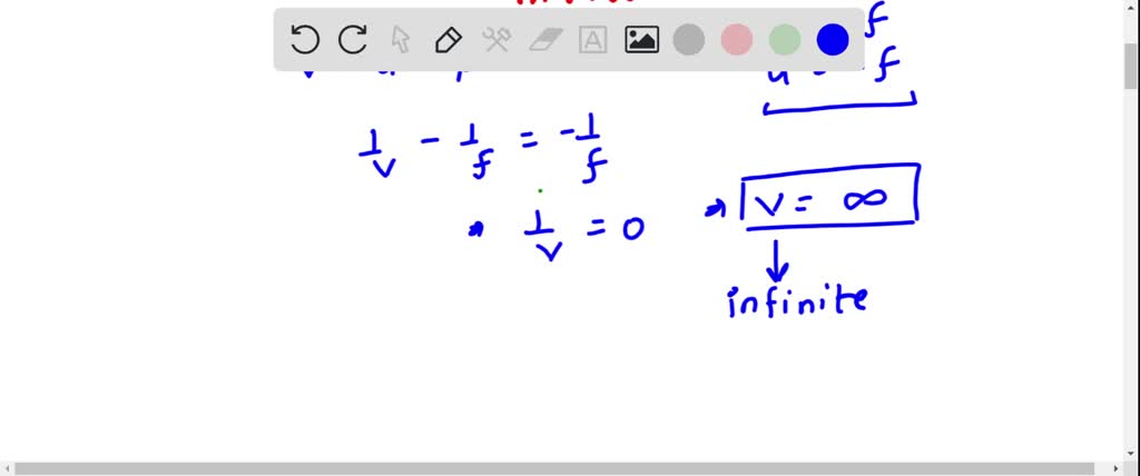 Solved When An Object Lies At The Focus Of A Concave Mirror The Position Of The Image Formed
