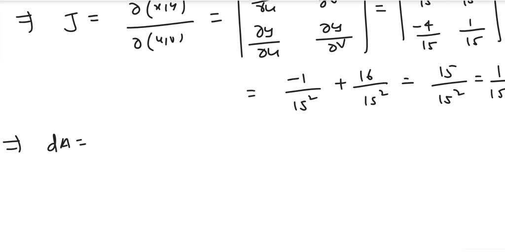 SOLVED: Evaluate the given integral by making an appropriate change of ...