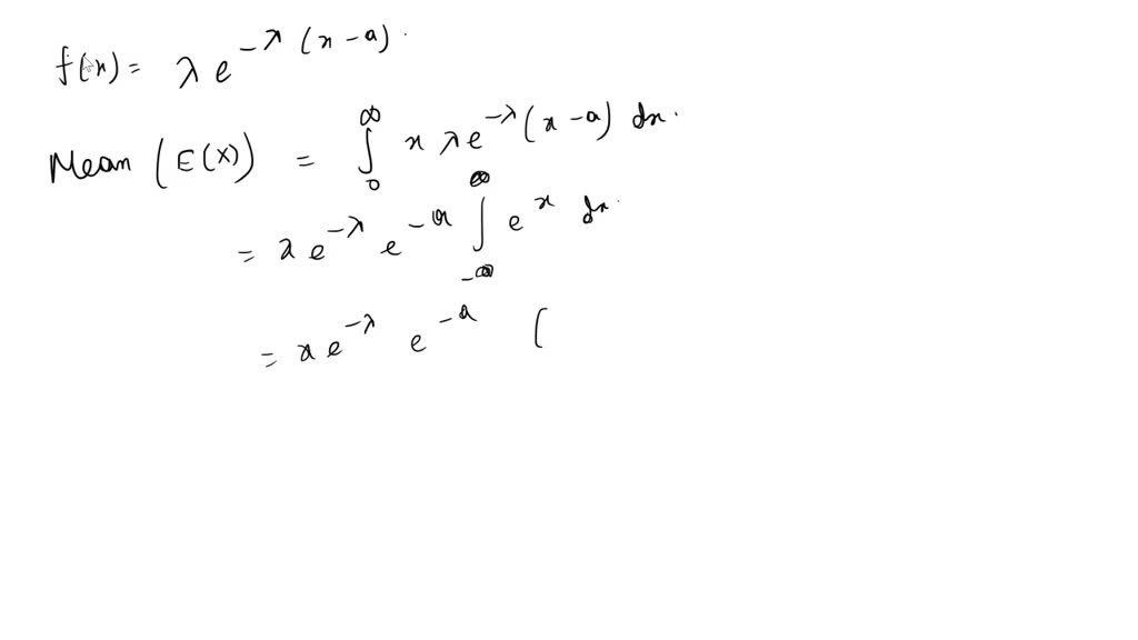 Solved Find The Moment Generating Function Mgf Of A Random Variable Whose Density Function Is