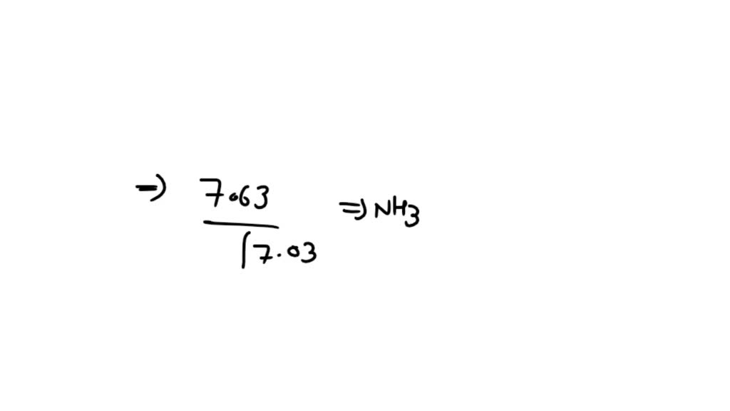 SOLVED: How many atoms of hydrogen are present in 7.63 g of ammonia ...