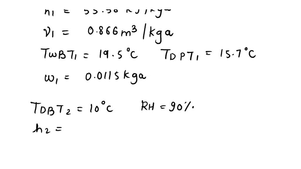 SOLVED: At 1 atm, 27Â°C, and 50% relative humidity, atmospheric air ...