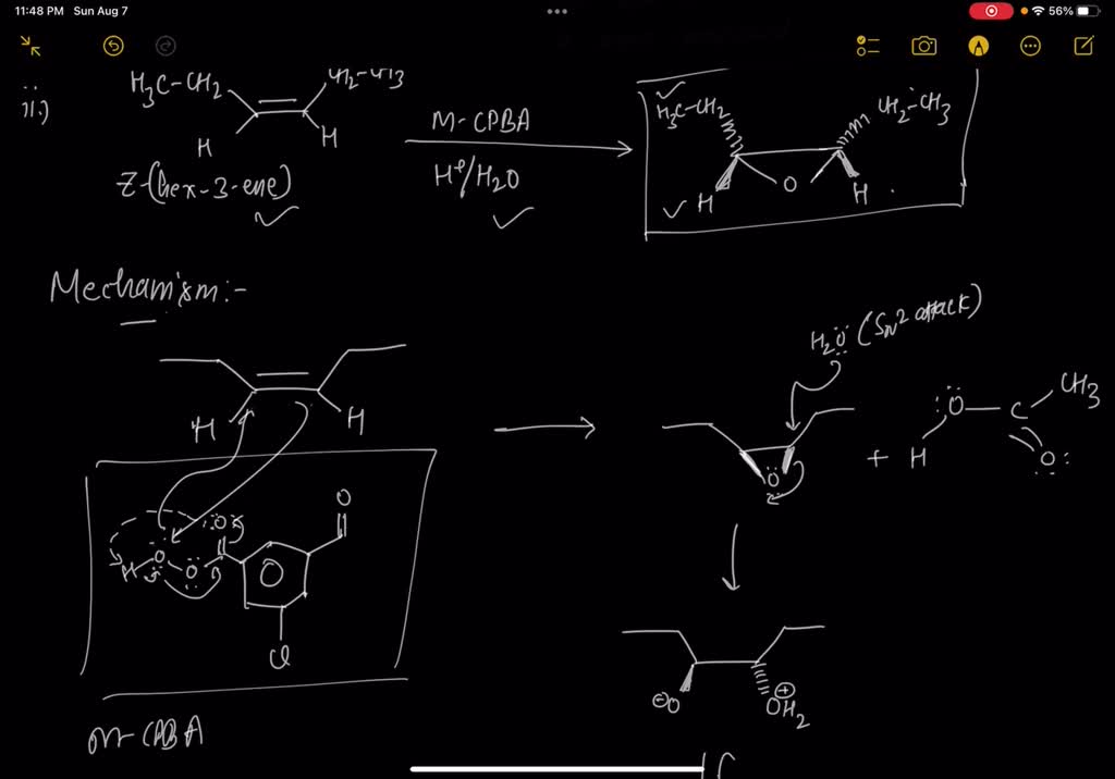 SOLVED: Question 29 Addition of Br2 to (E)-hex-3-ene produces: - meso ...