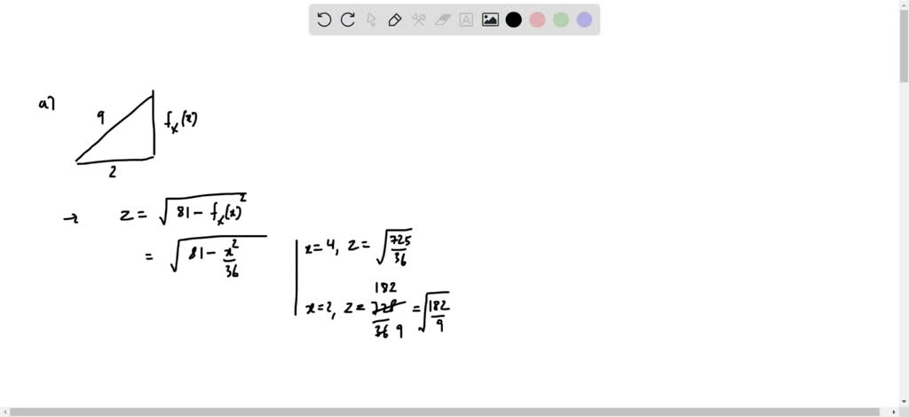 SOLVED: The hypotenuse, Y^2 , of the isosceles right triangle is a ...
