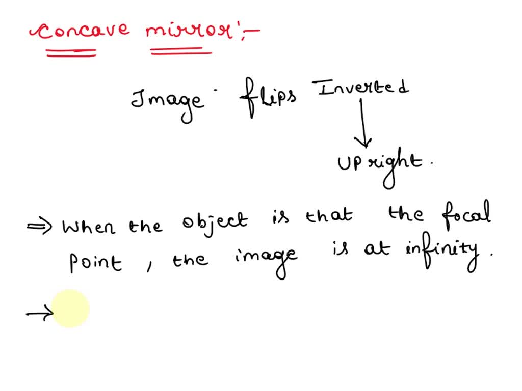 As Tara moves the concave surface of a spoon towards her face, she ...