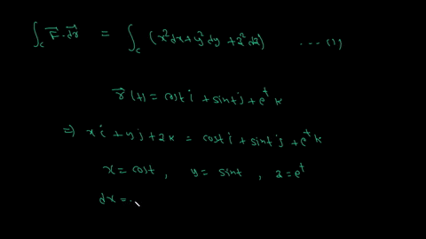 A constant vector field f 57 2j 5k is given find the line...