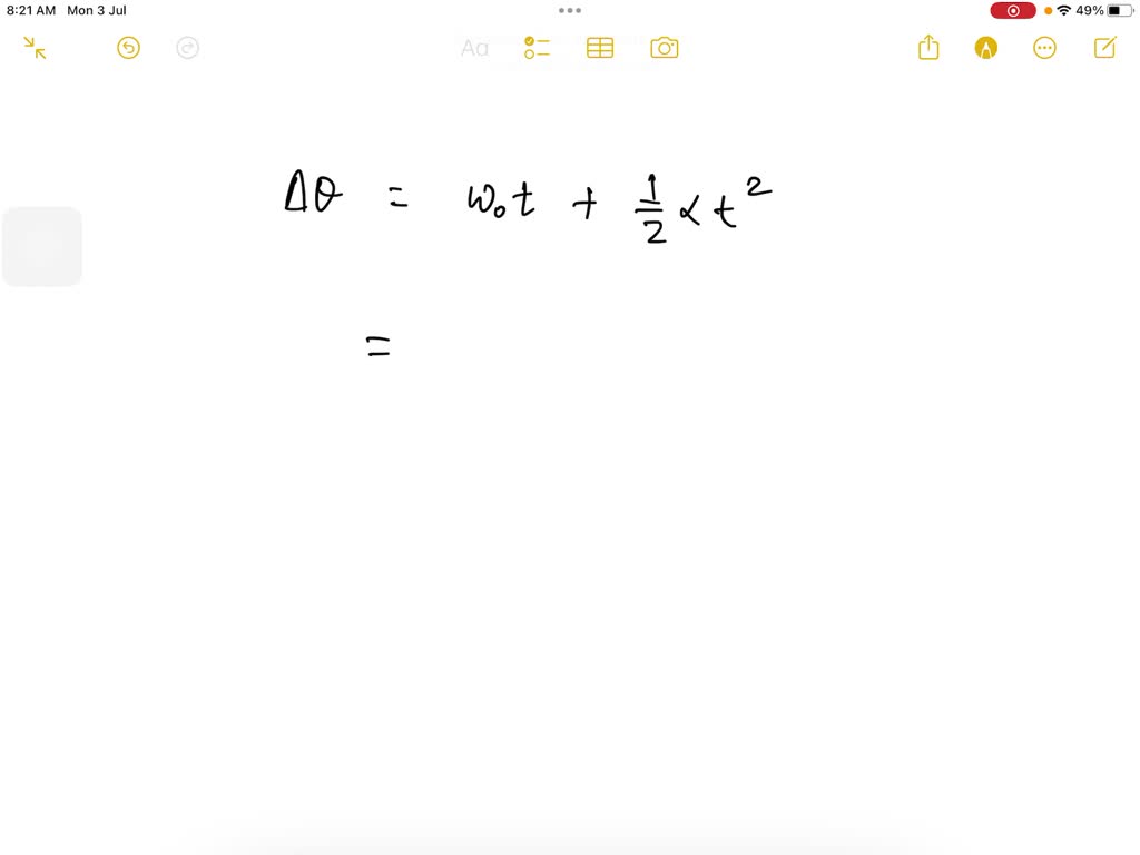 SOLVED: A bar initially located at angular position 0.90 rad above +x-axis starts moving ...